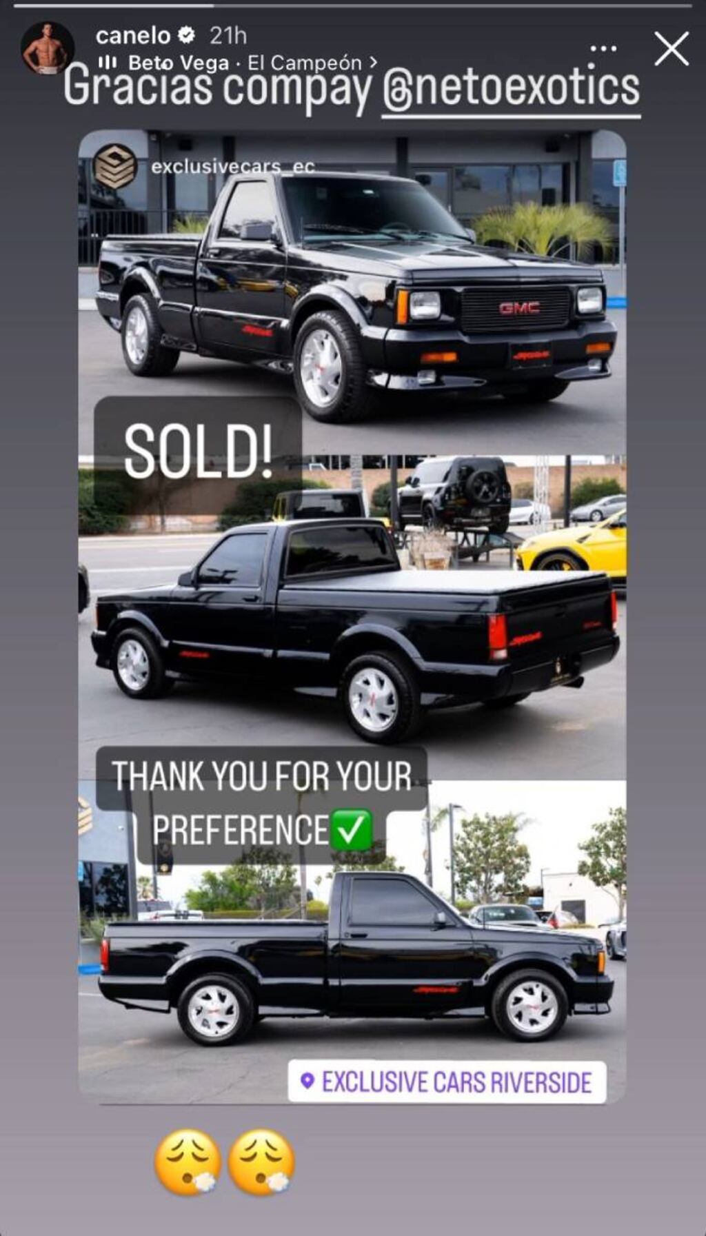 ¡Canelo Álvarez presume camioneta vintage de 1991! ¿Qué modelo es ...