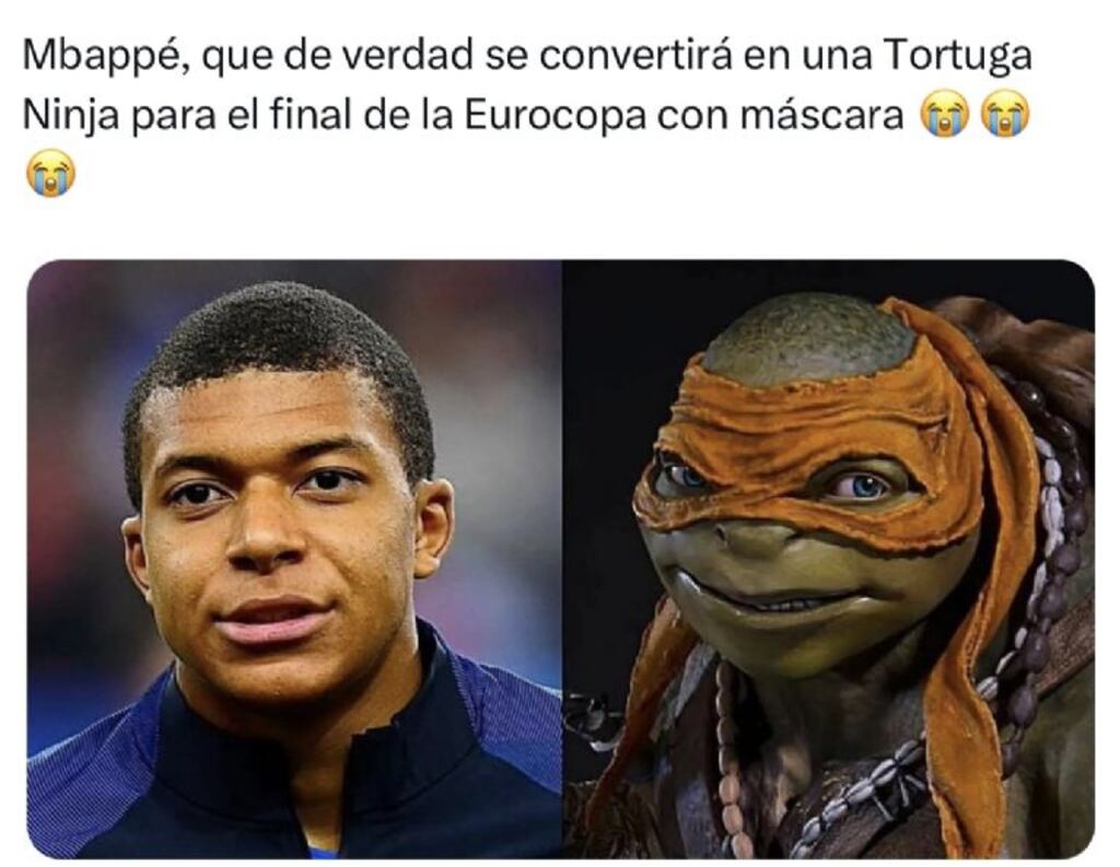 Austria vs Francia: Mbappé al fin se convierte en Donatello con los ...