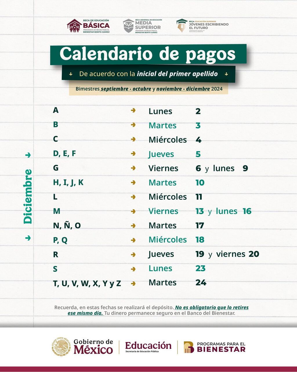 Beca Benito Juárez 2024: ¿Cuándo depositan el PAGO DE PREPA y cómo puedes registrarte? – Fox Sports